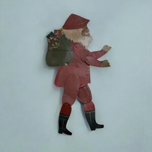 Vintage Hand-painted Shadow Dancer Santa Claus. American Folk Art. - Etsy