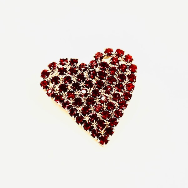 Heart Brooch - Etsy