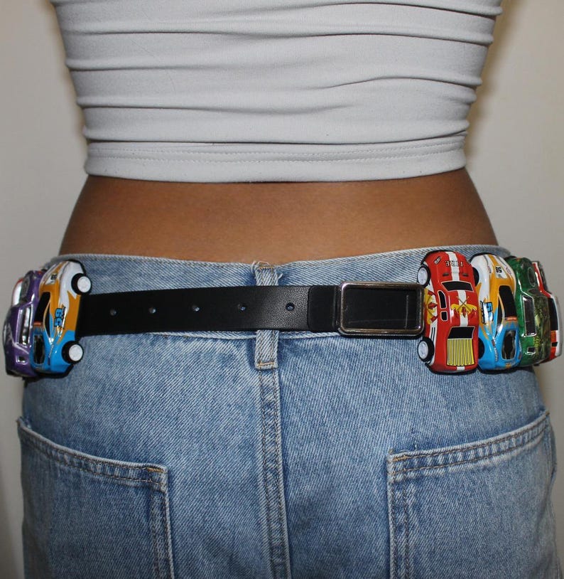 Toy Race Car Belt, 90s for Men and Women Statement Piece, Y2k ...