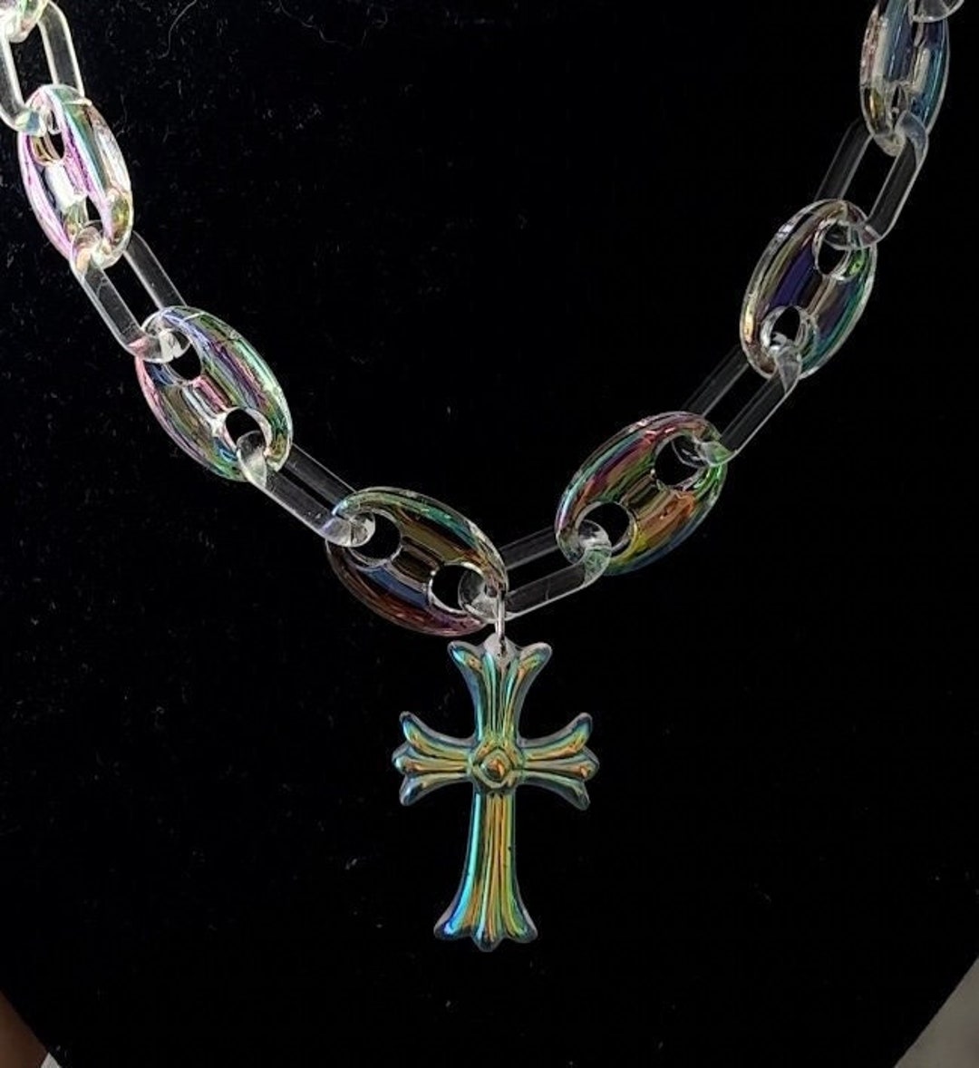 Gothic Inspired Handcrafted Choke Chain Necklace, Exquisite Artistry ...