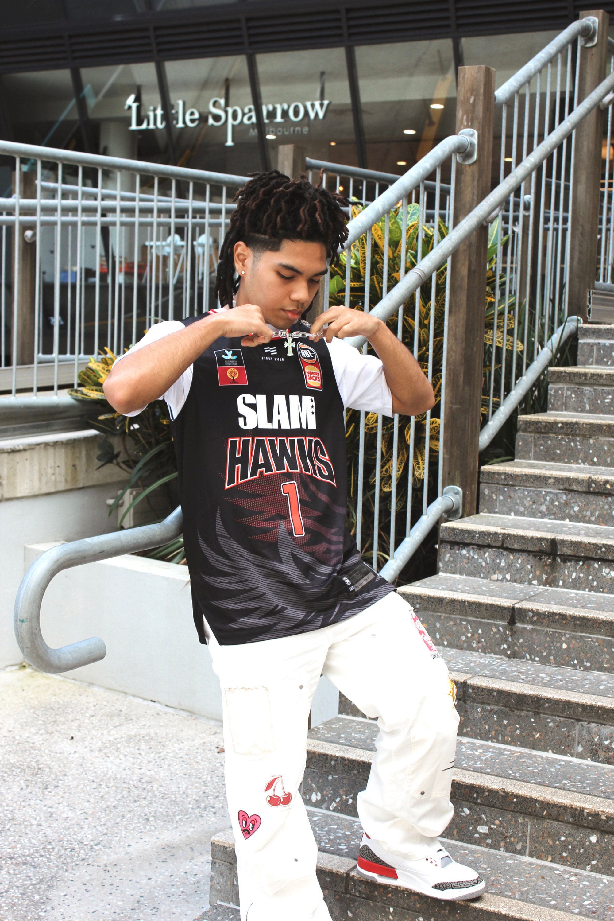 Gothic Chrome Hearts Handcrafted Choke Chain Necklace, Gothic Chrome ...