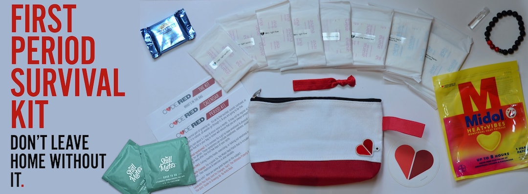 Code Red First Period Kit - Etsy