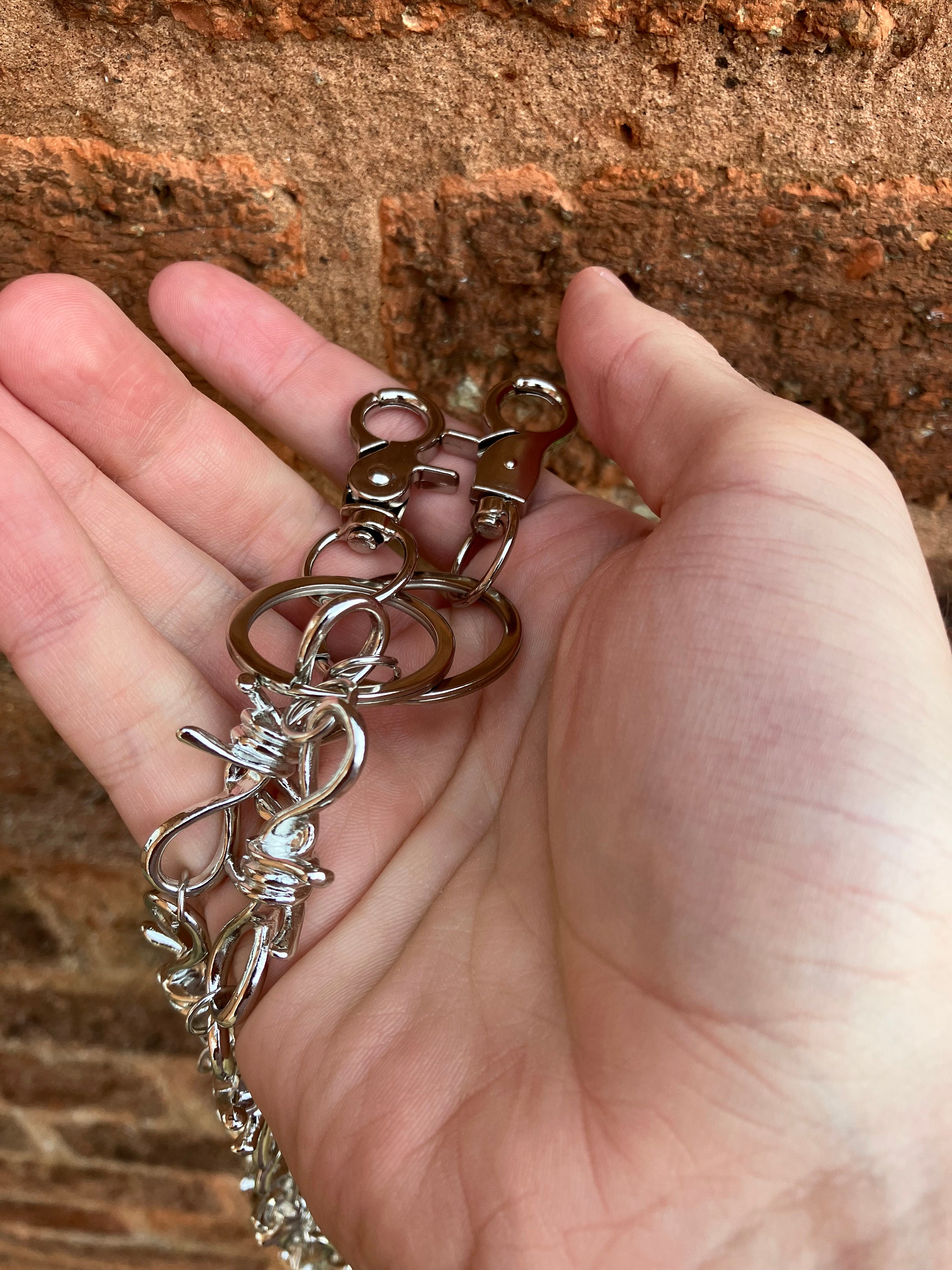 Barb Wire Waist Chain Belt Chain Thorn Chain Necklace and Waist Chain ...