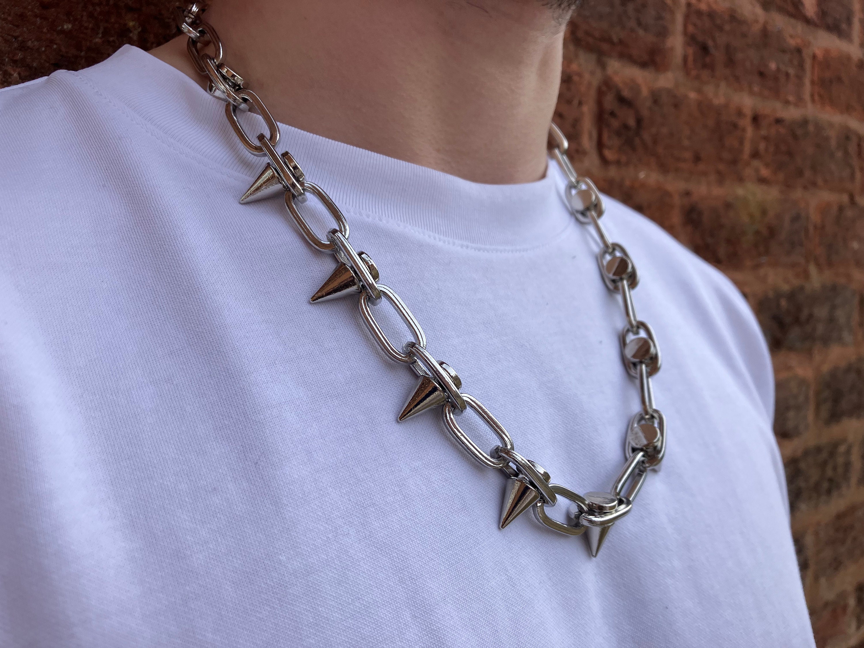 Spike Waist Chain Belt Chain Thorn Chain Necklace and Waist Chain Thigh ...