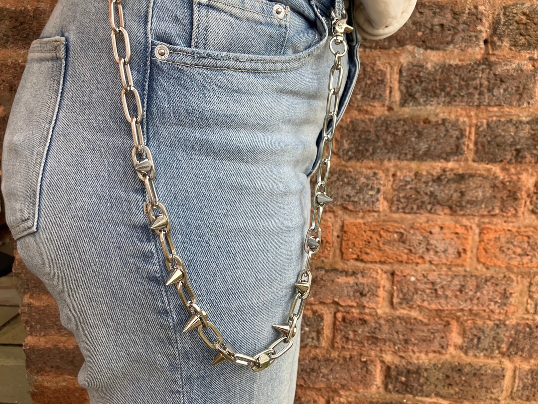 Spike Waist Chain Belt Chain Thorn Chain Necklace and Waist Chain Thigh ...