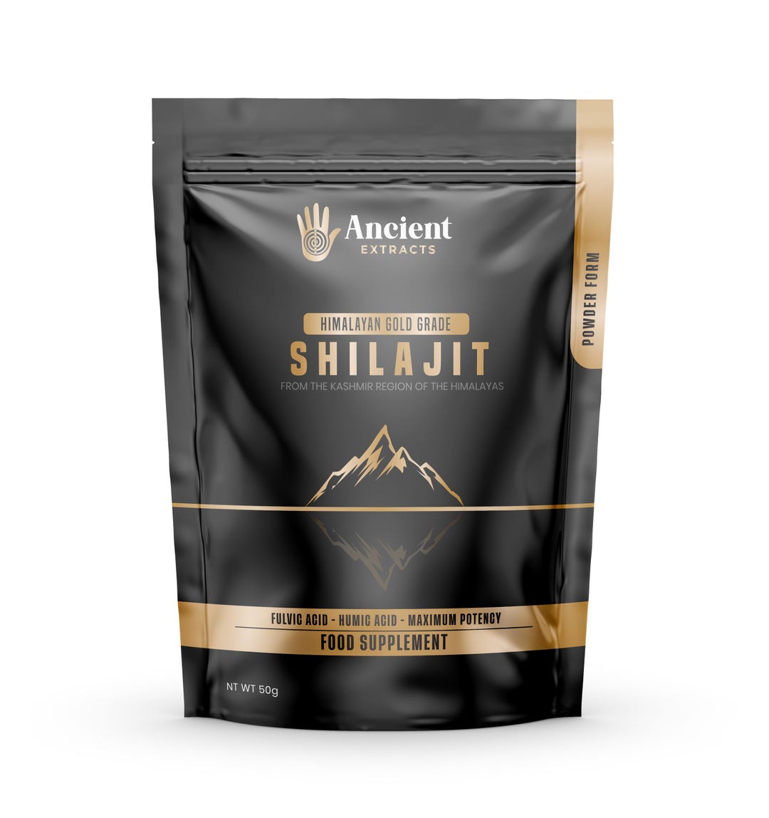 Himalayan Shilajit Raw Powder - Lab Tested - 80% Fulvic Acid - Etsy