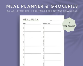 Family Chore Chart Printable Landscape Weekly Household - Etsy