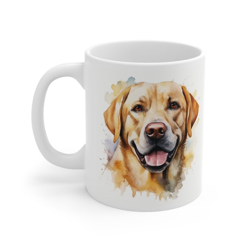 Yellow Lab Mug, Labrador Retriever Mug, Yellow Labrador Retriever, Dog ...