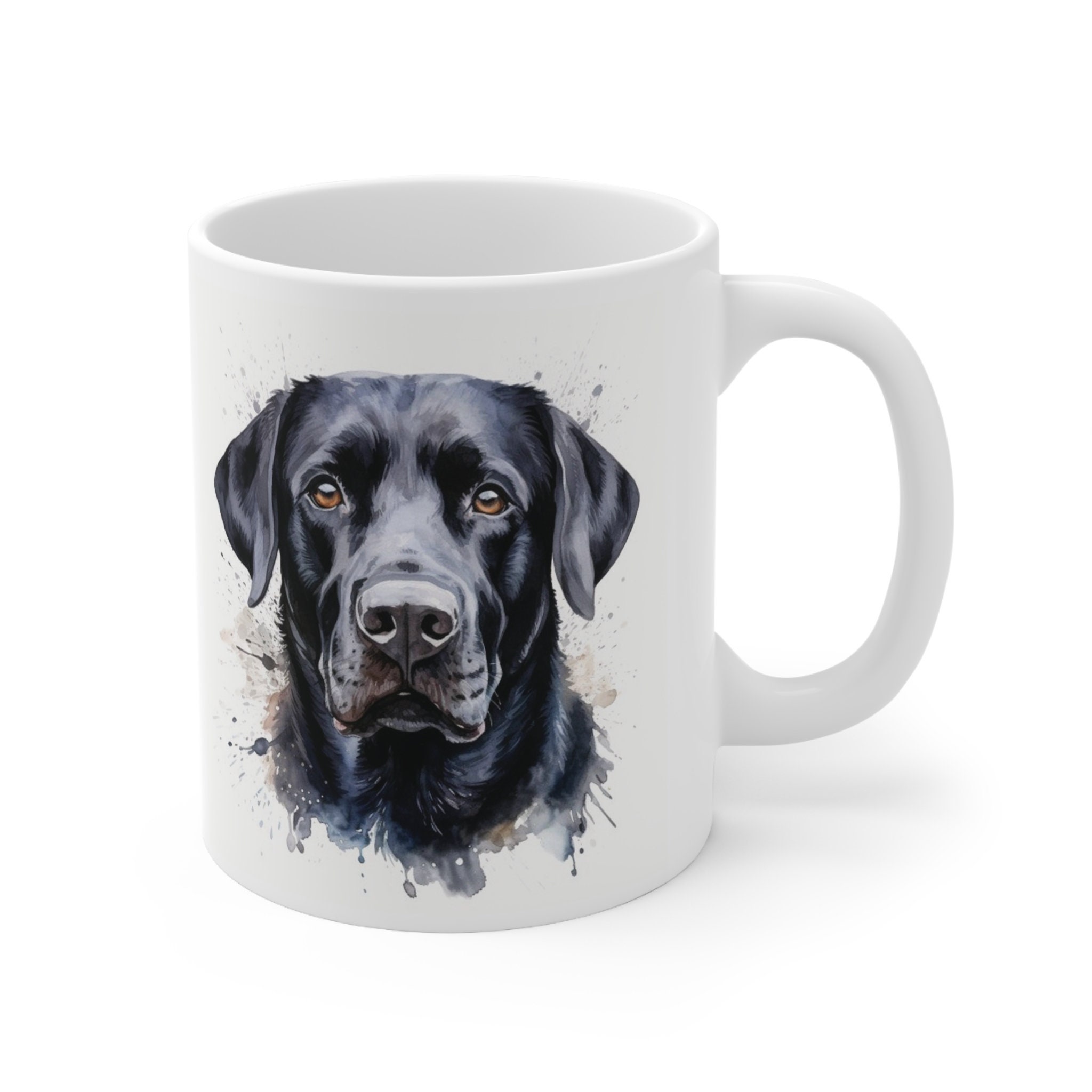 Black Lab Mug, Labrador Retriever Mug, Black Labrador Retriever, Dog ...