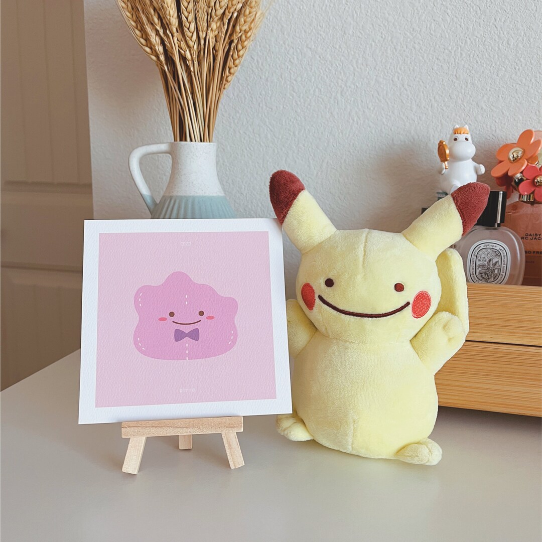 Ditto Plushie: Art Print - Etsy