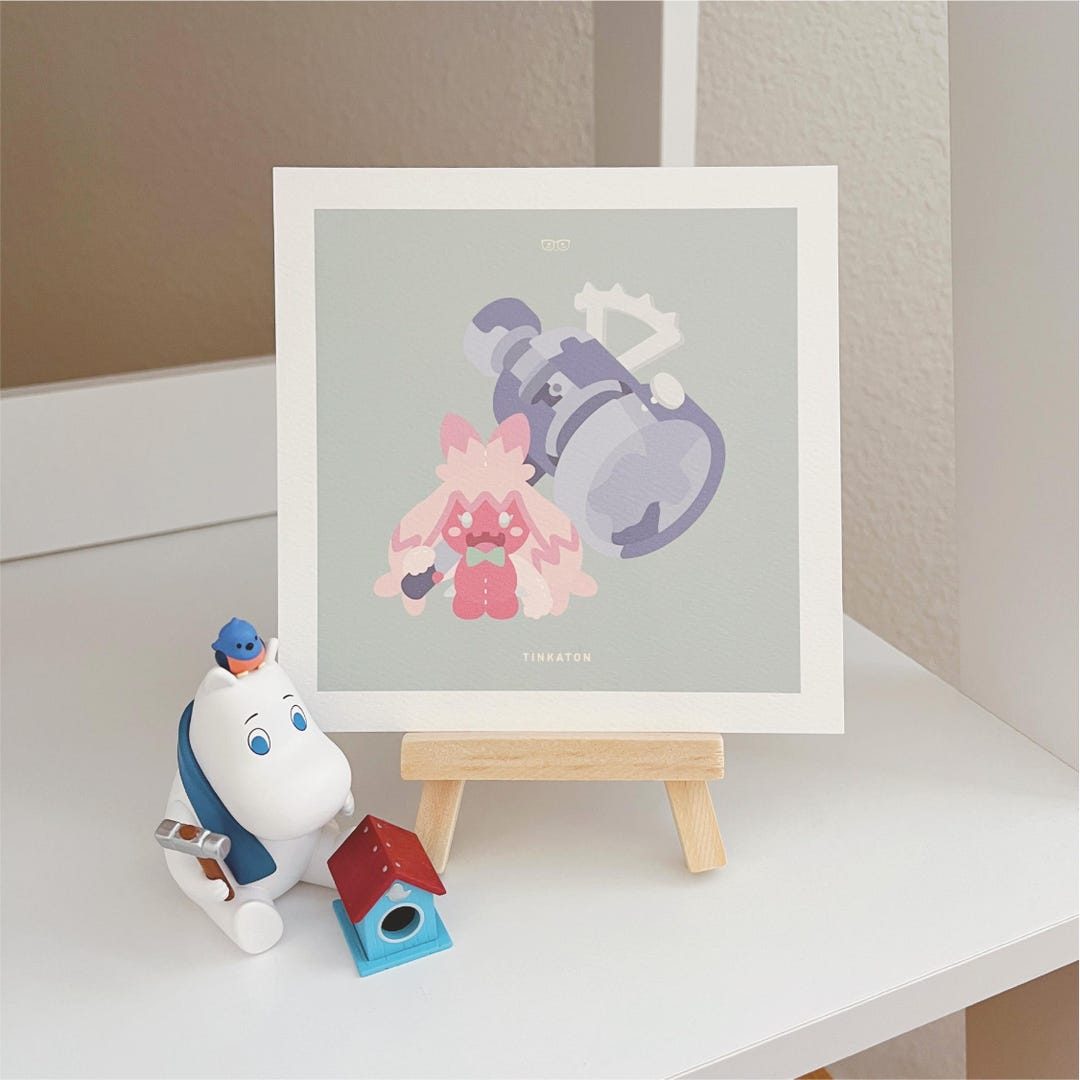 Tinkaton Plushie: Art Print - Etsy