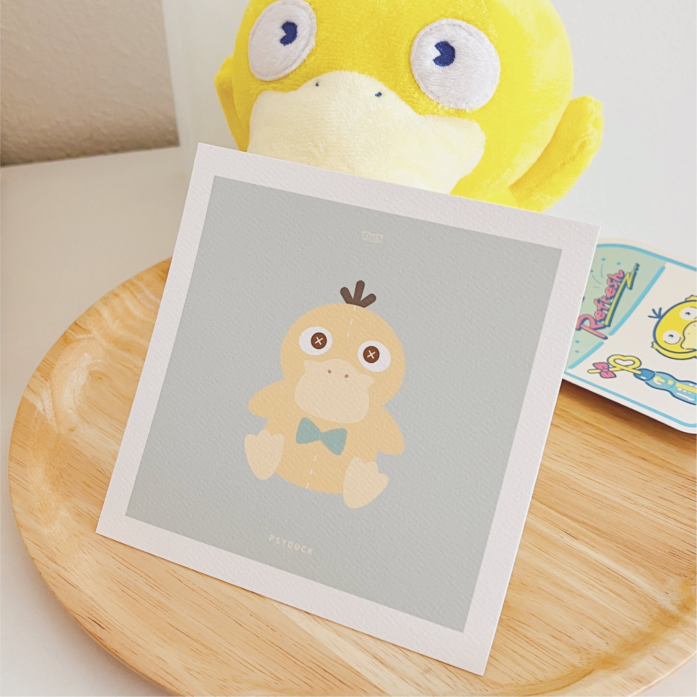 Psyduck Plushie: Art Print - Etsy