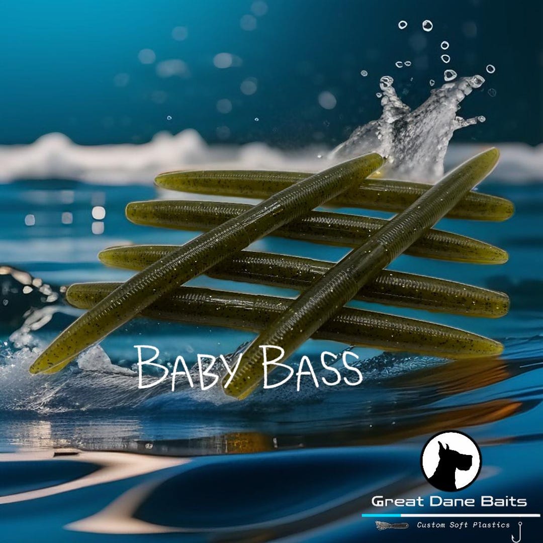 Baby Bass 5 Inch Stickbait (senko Style) - Etsy