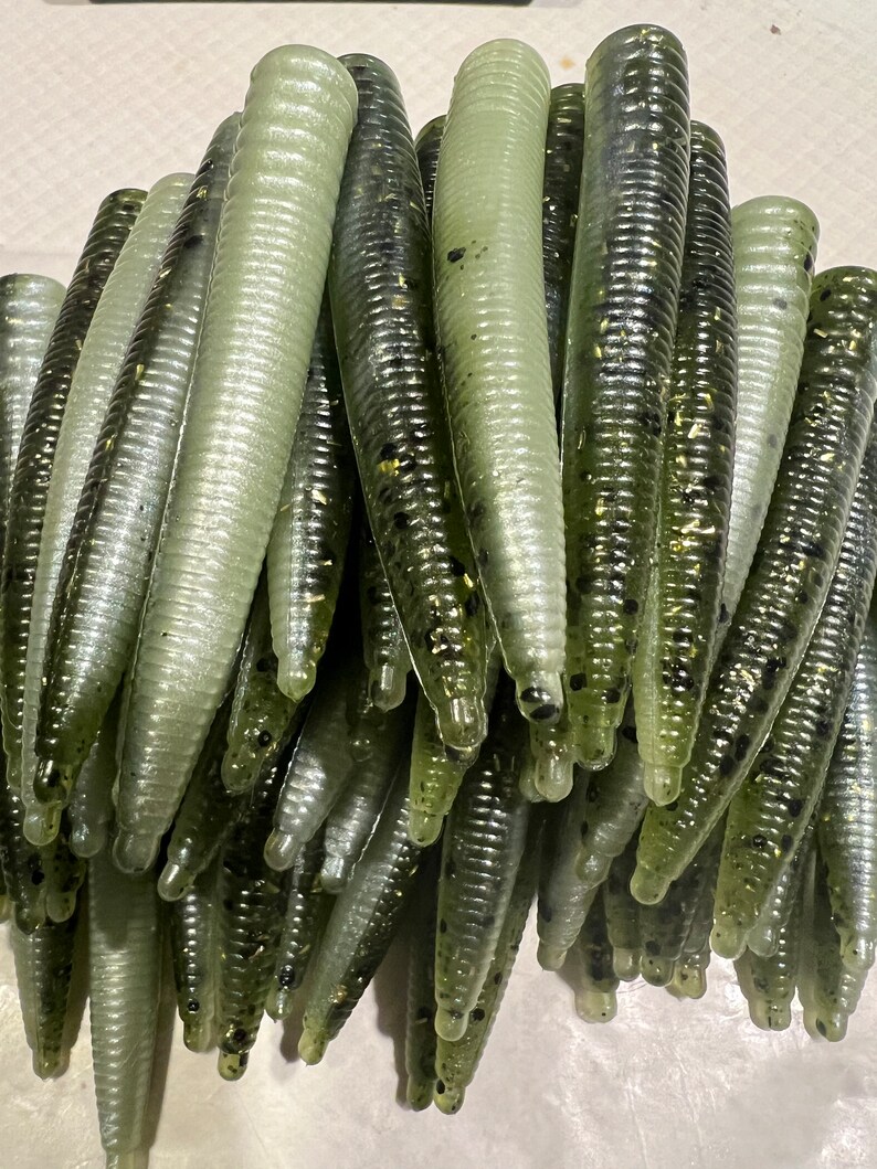 Peridot Prizm 3 Inch NED Worm - Etsy