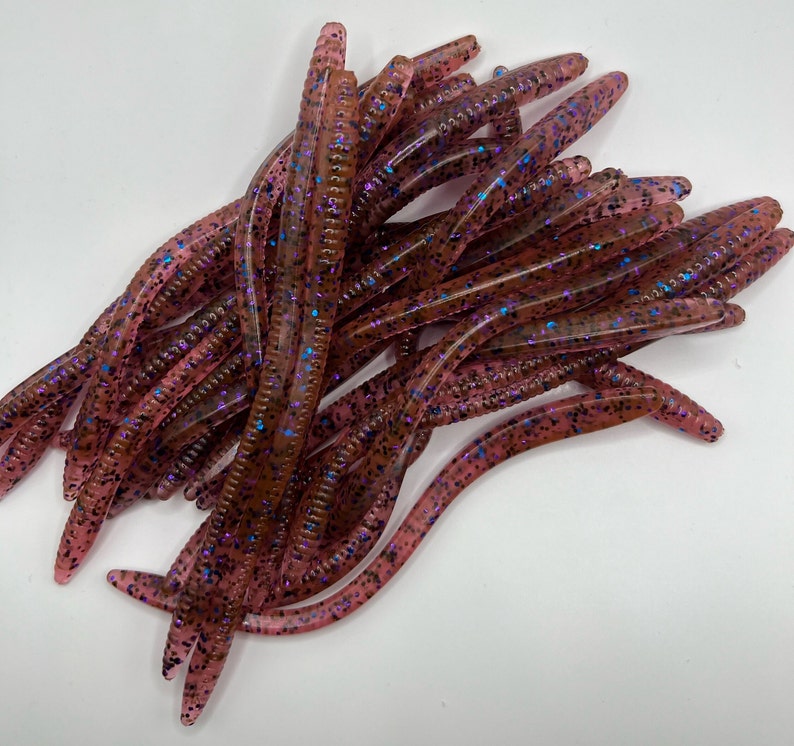 Cotton Candy 6.25 Inch Trick Worm - Etsy