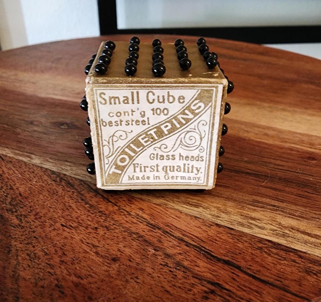 Vintage Toilet Pins glass Heads - Etsy