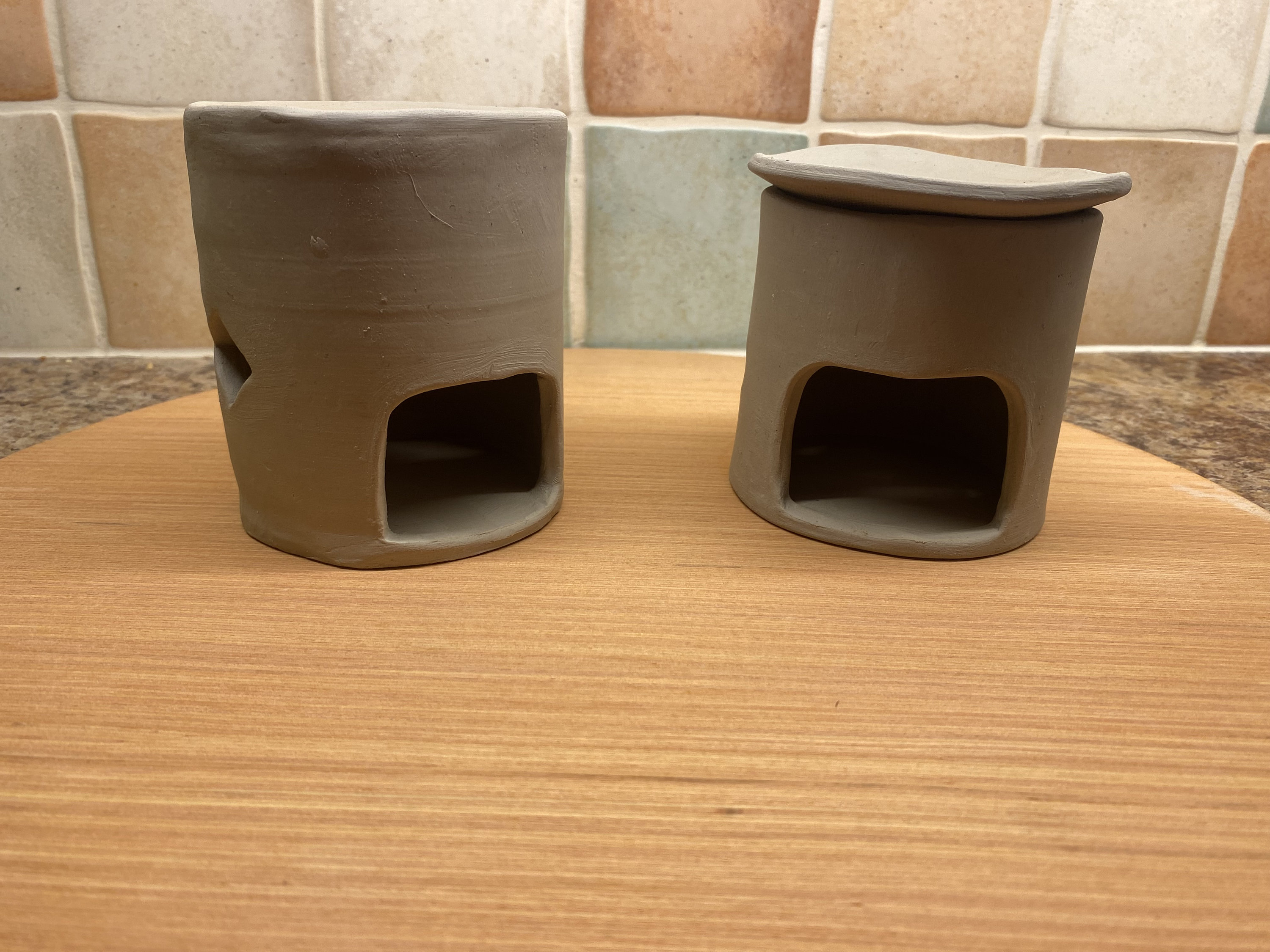Oil Burner Template - Pottery Template for Slab Building With ...