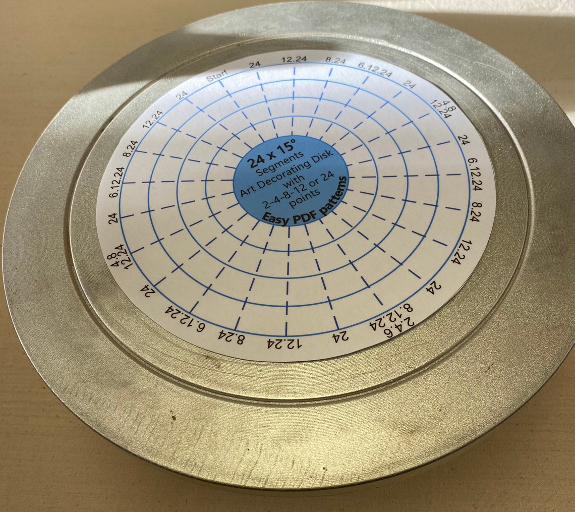 Art Decoration Disk Potters Decorating Tool - Digital Download - Etsy