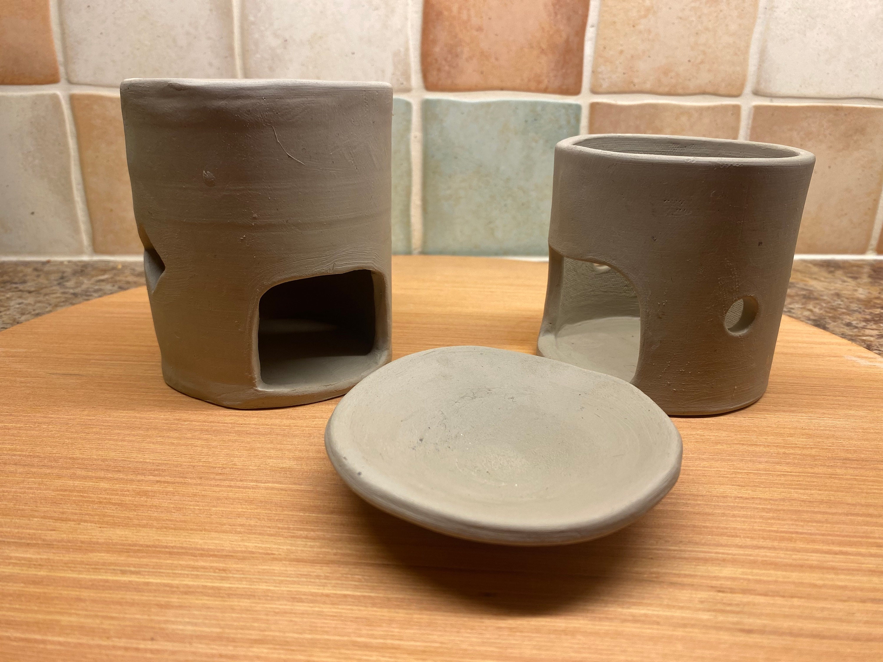 Oil Burner Template - Pottery Template for Slab Building With ...