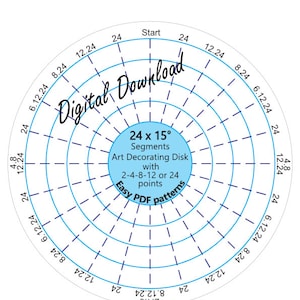 Art Decoration Disk Potters Decorating Tool - Digital Download - Etsy