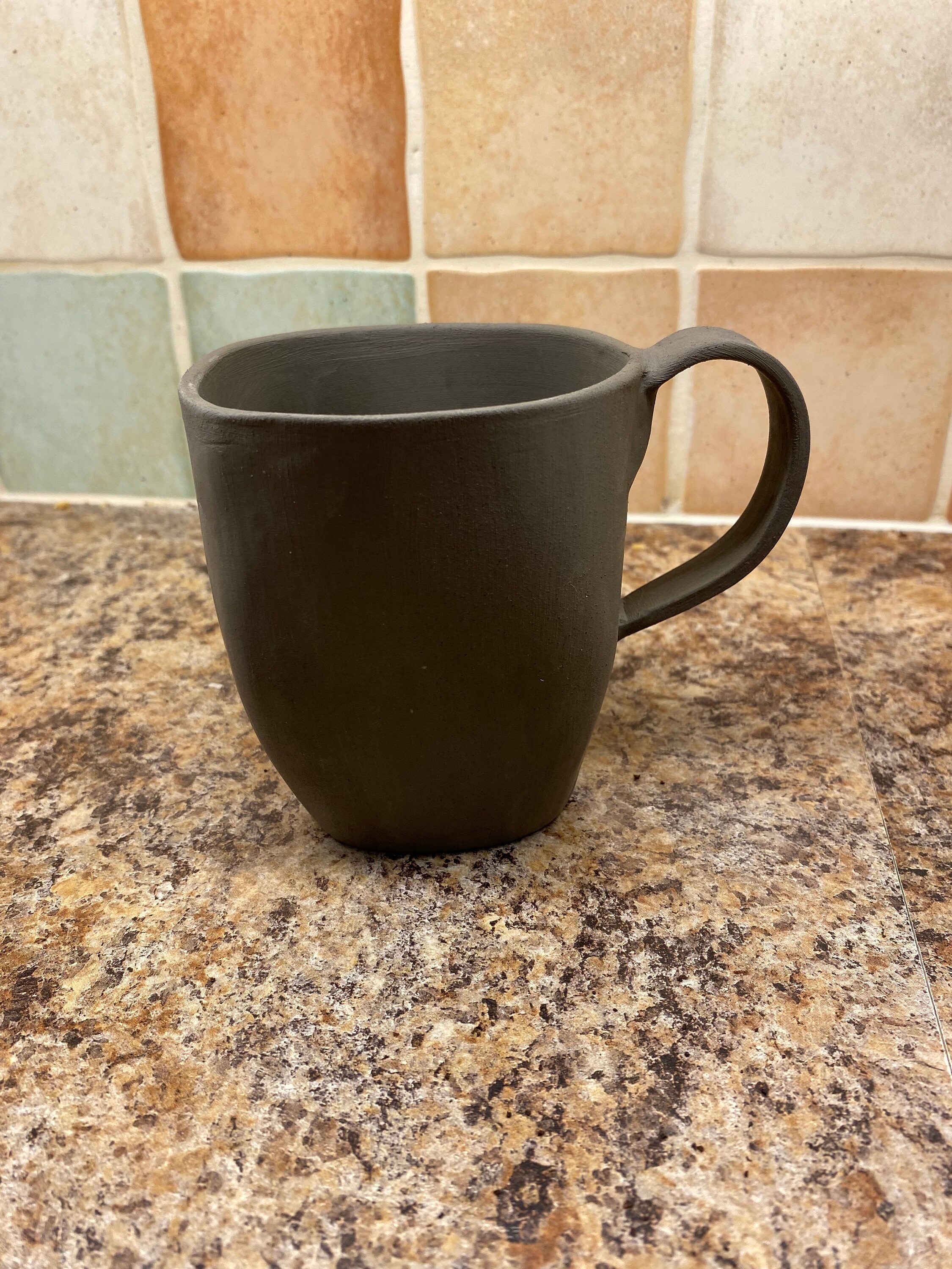 Curved Bottom Mug Pottery Template Digital Download. - Etsy