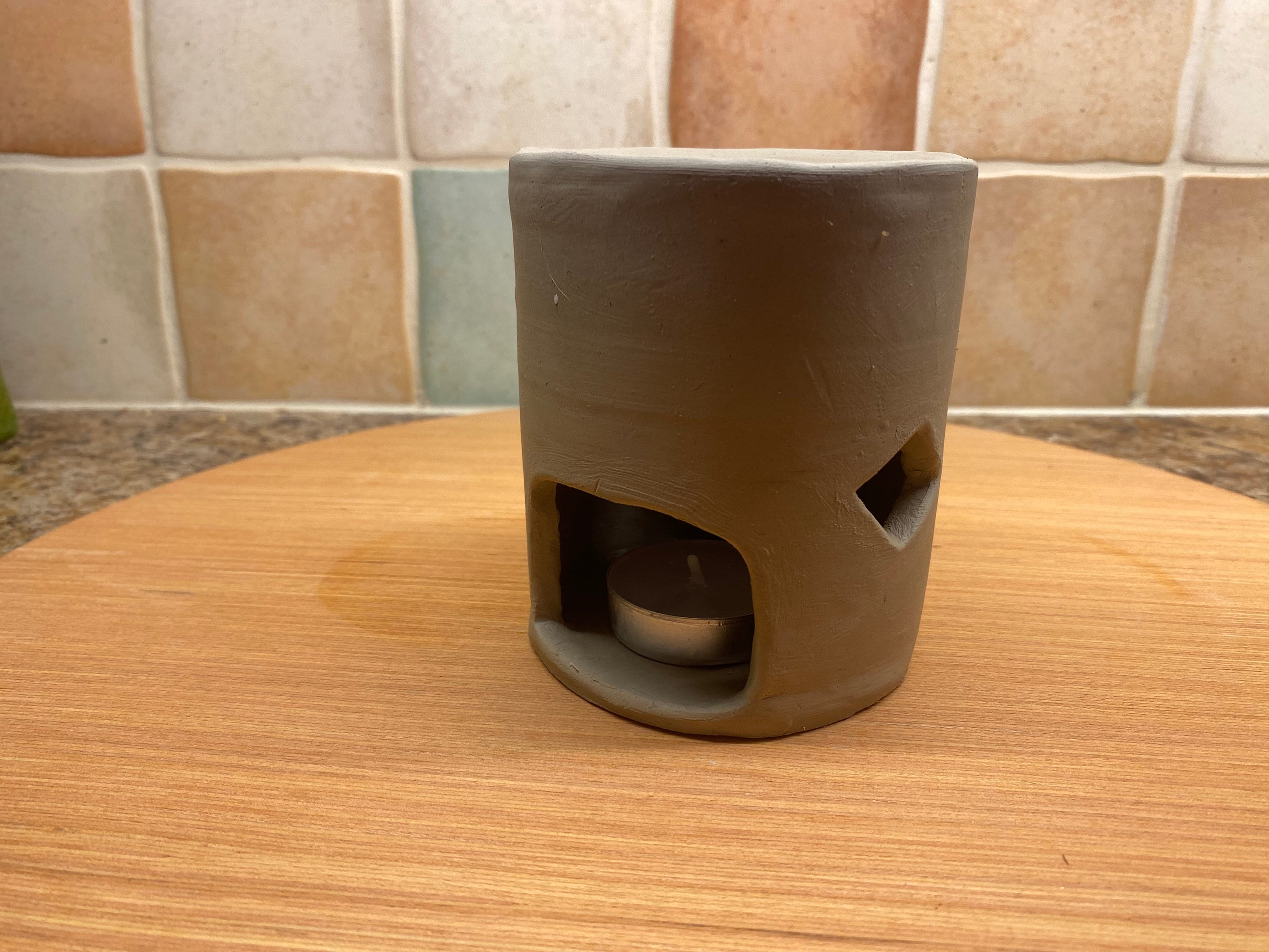 Oil Burner Template - Pottery Template for Slab Building With ...