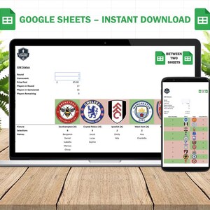 Last Man Standing Google Sheets Spreadsheet Sweepstake Predictor ...