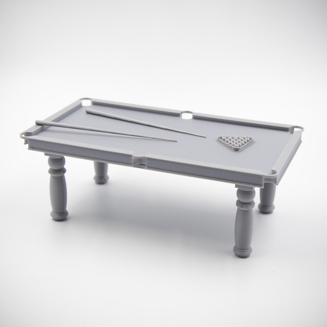 1:12 Dollhouse Miniature Pool Table - Etsy