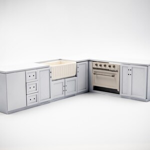 Custom Dollhouse Kitchen 1:12 Scale - Etsy