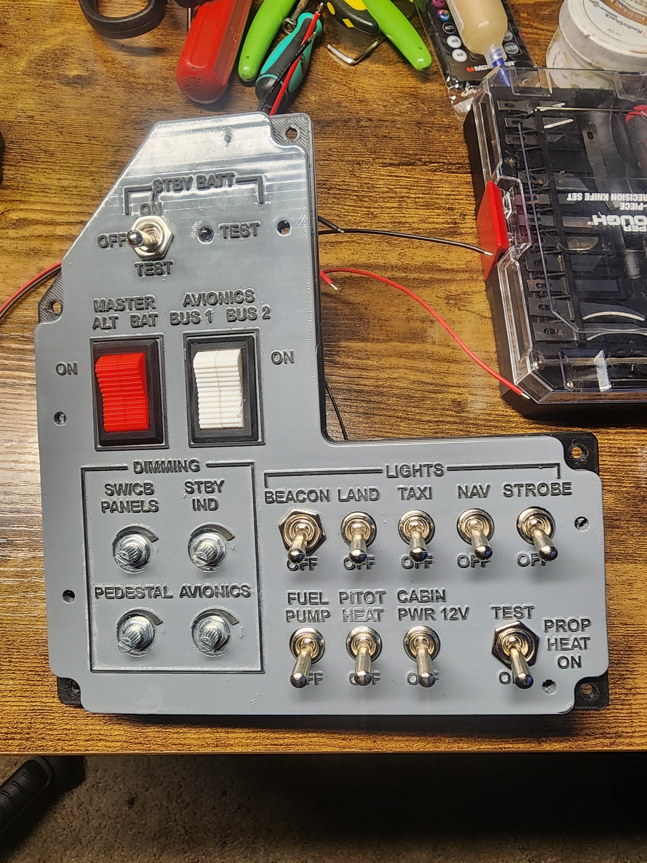 Cessna C172 Switch Panel - Etsy