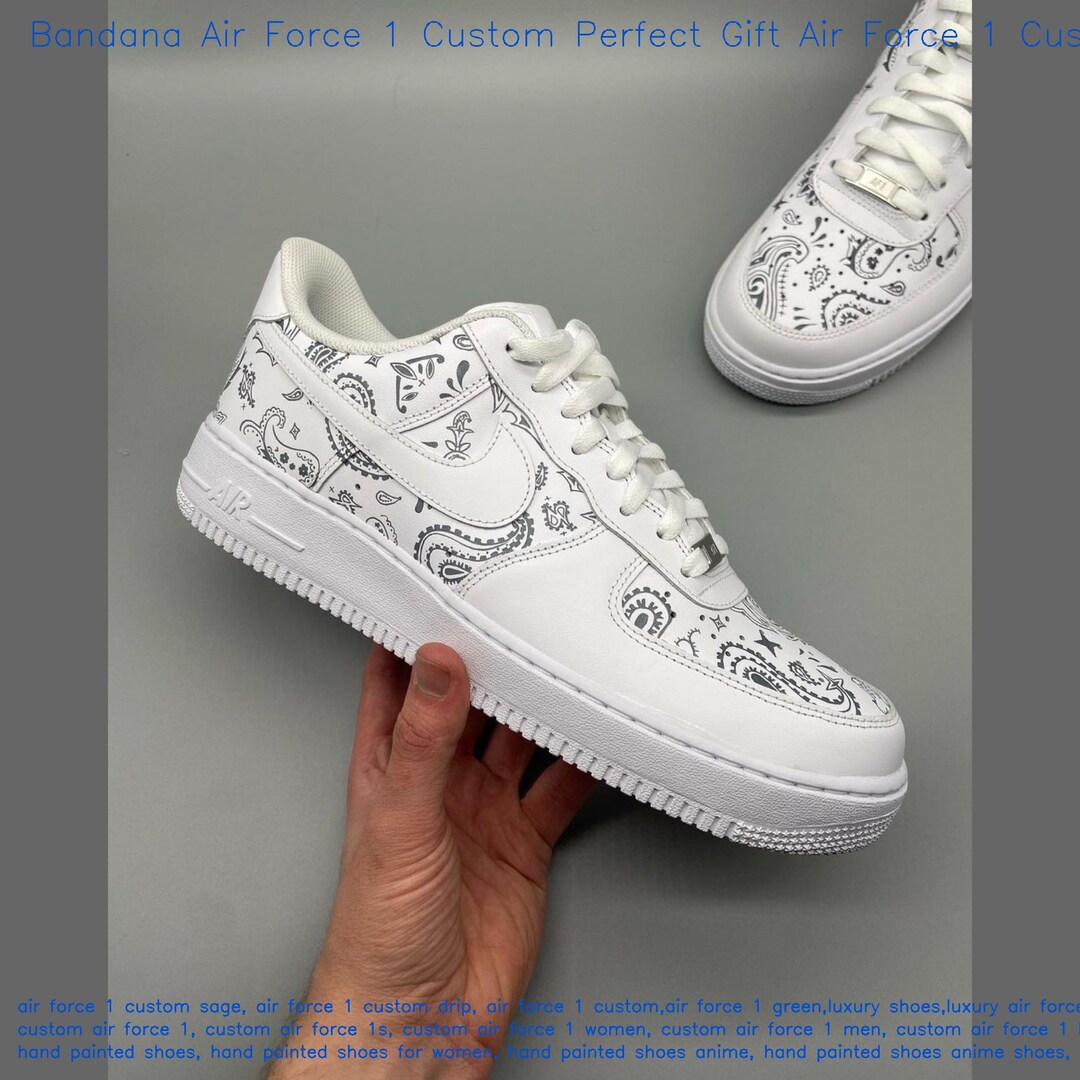 Bandana Air Force 1 Custom Perfect Gift Air Force 1 - Etsy
