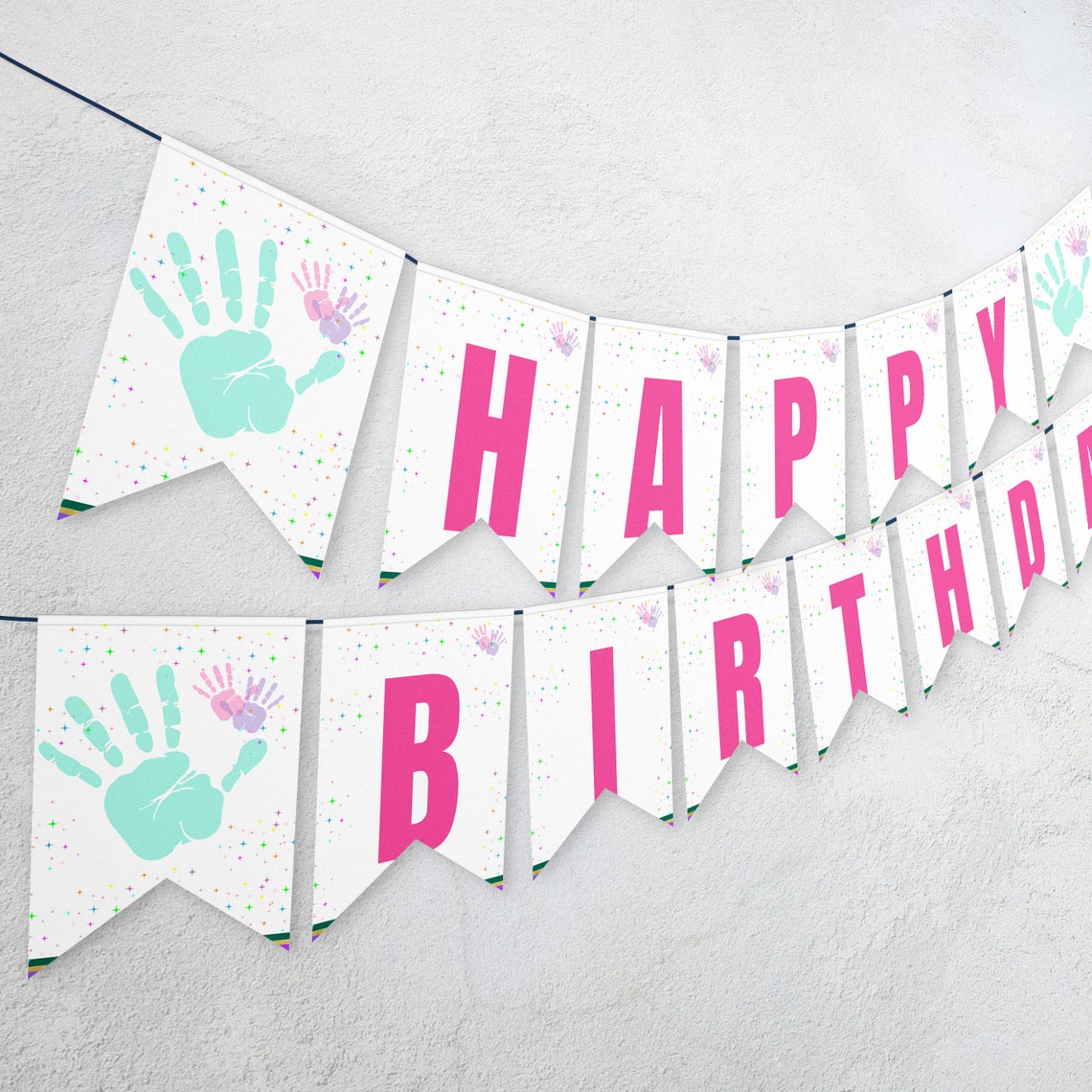 Editable High Five Birthday Banner, High Five Template Party Banner ...