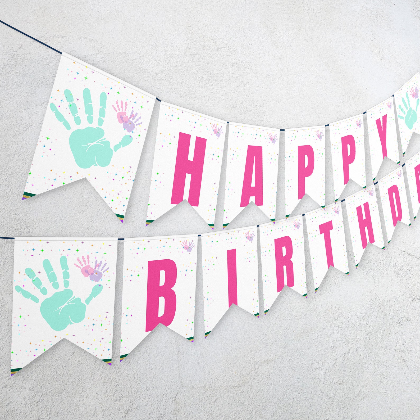 Editable High Five Birthday Banner, High Five Template Party Banner ...