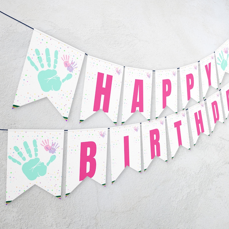 Editable High Five Birthday Banner, High Five Template Party Banner ...