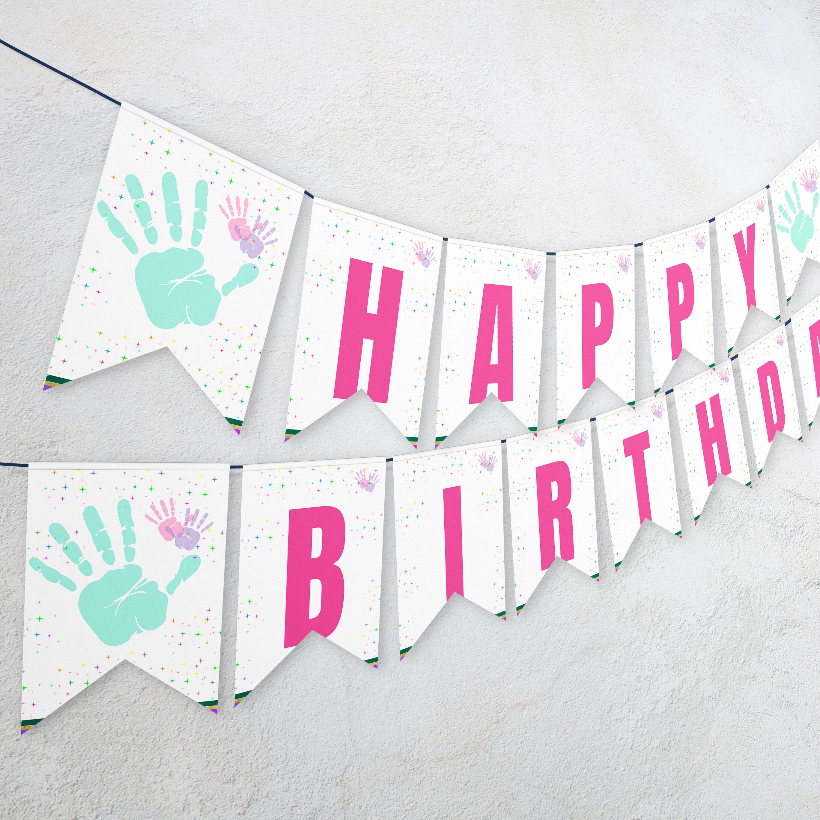 Editable High Five Birthday Banner, High Five Template Party Banner ...