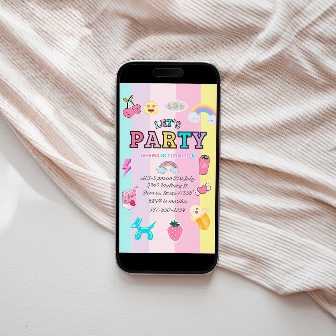 Editable Birthday Party Invitation Stoney Clover Lane Varsity - Etsy