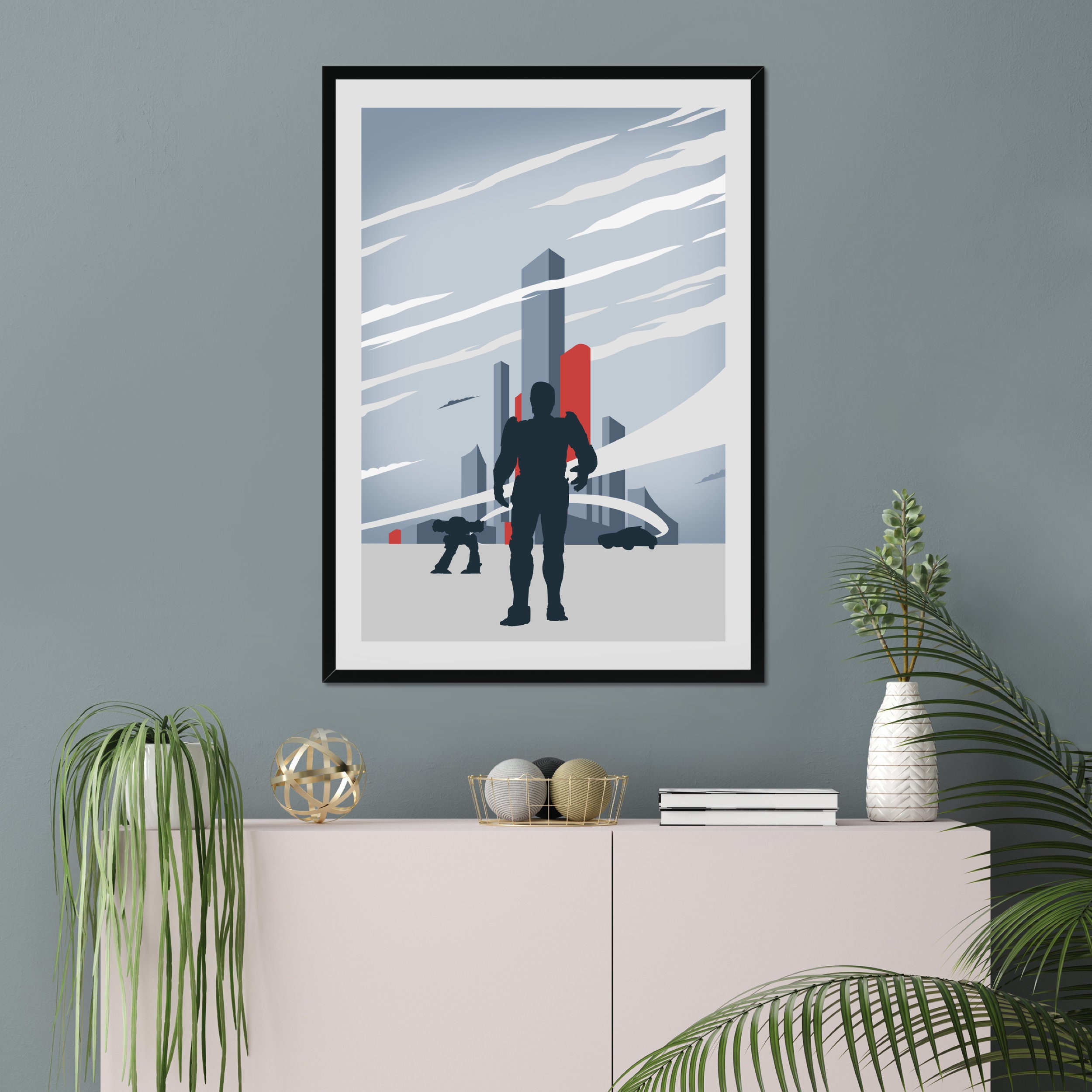 Robocop Minimalist Art Print Poster - Etsy