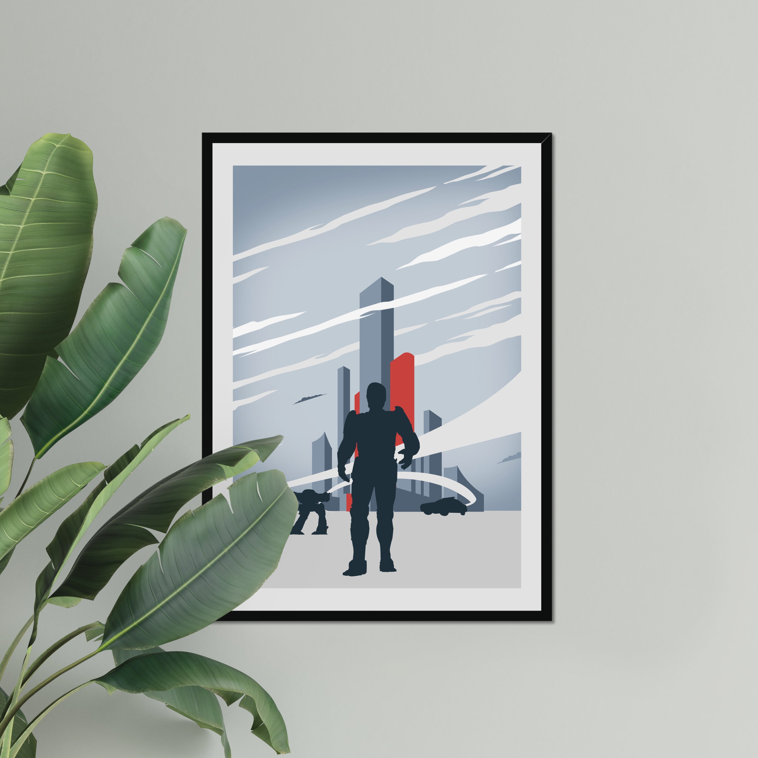 Robocop Minimalist Art Print Poster - Etsy