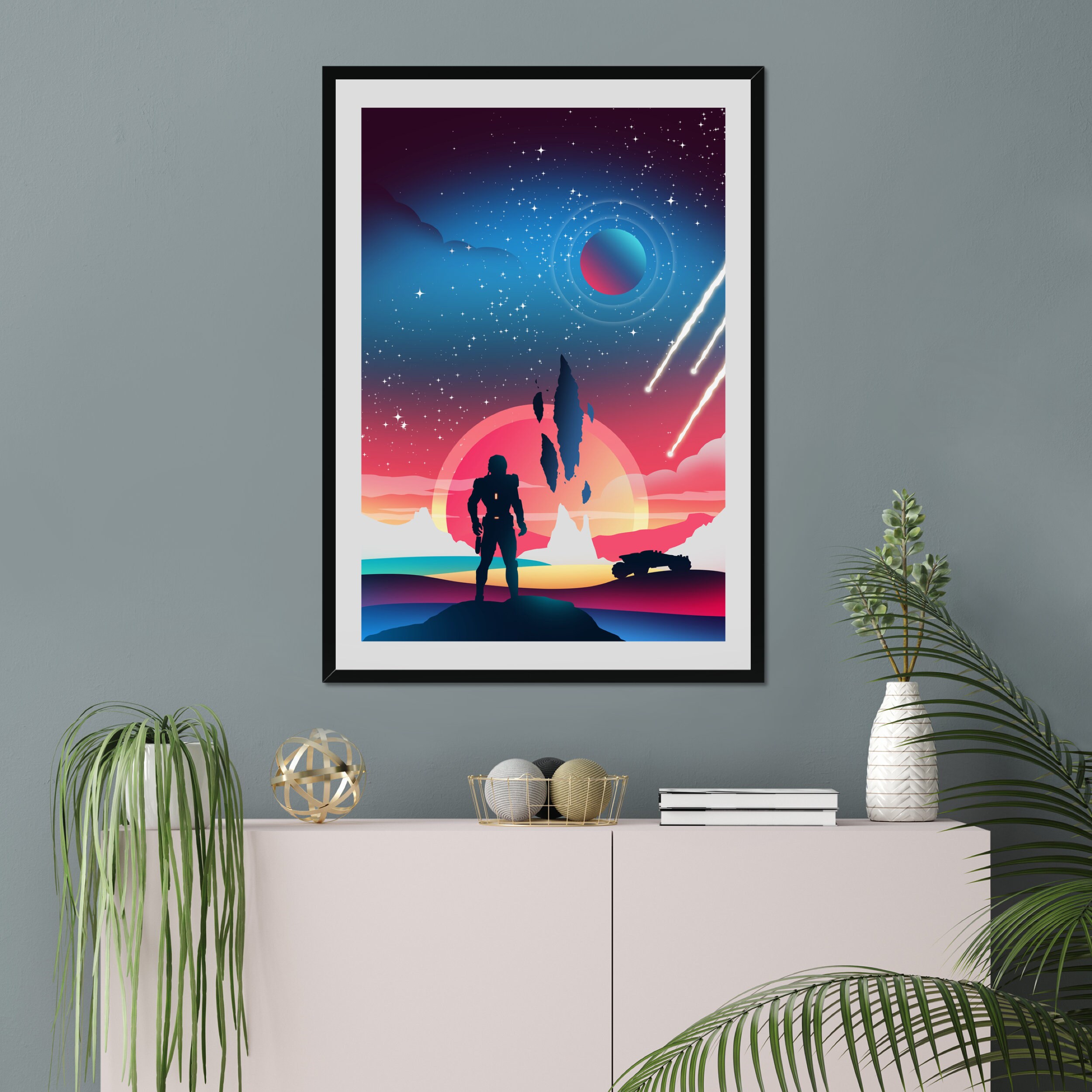 Mass Effect Minimalist Art Print Poster - Etsy