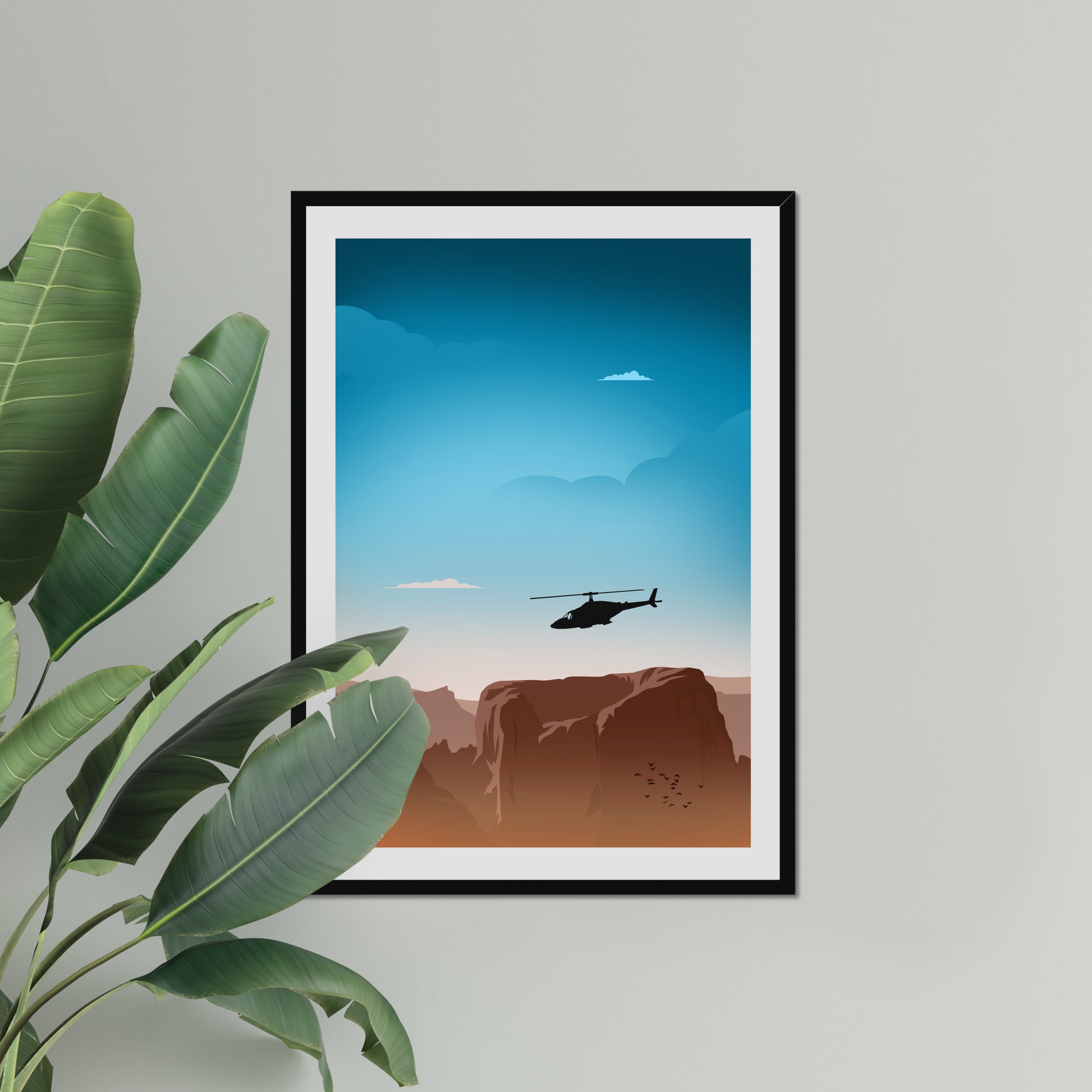Airwolf Minimalist Art Print Poster - Etsy