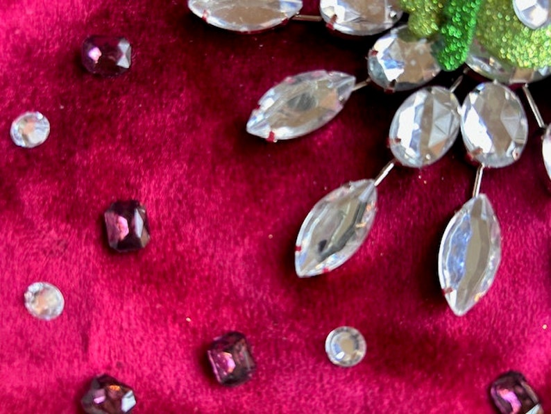 Snowburst Stocking Star Sparkle Velvet Christmas Stocking, Swarovski ...