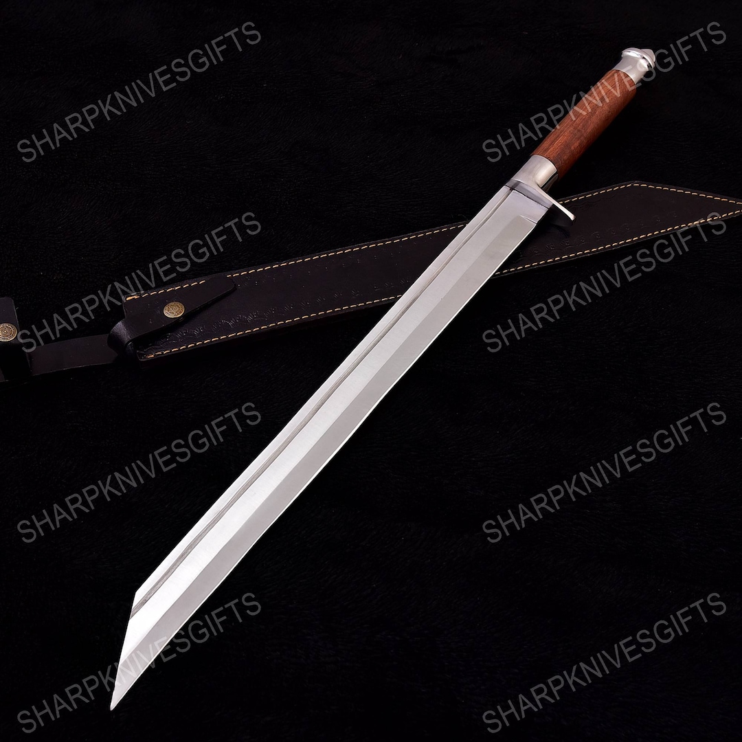 Handmade Nordic Seax Sword Long Seax-18 Inches Blade Hand - Etsy