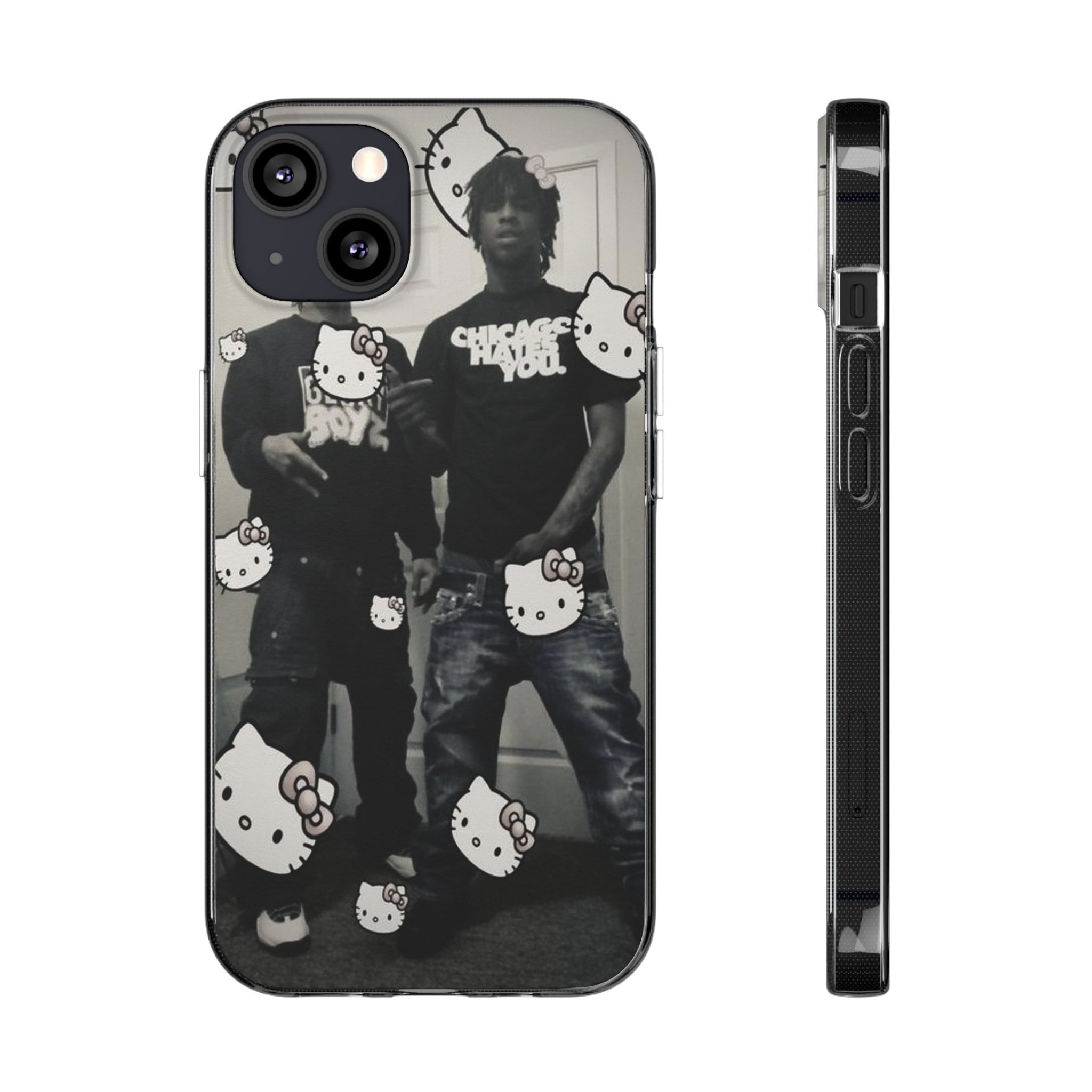 Chief Keef Sosa Rapper Glo Gang Hello Kitty Soft Phone Cases Mobile ...
