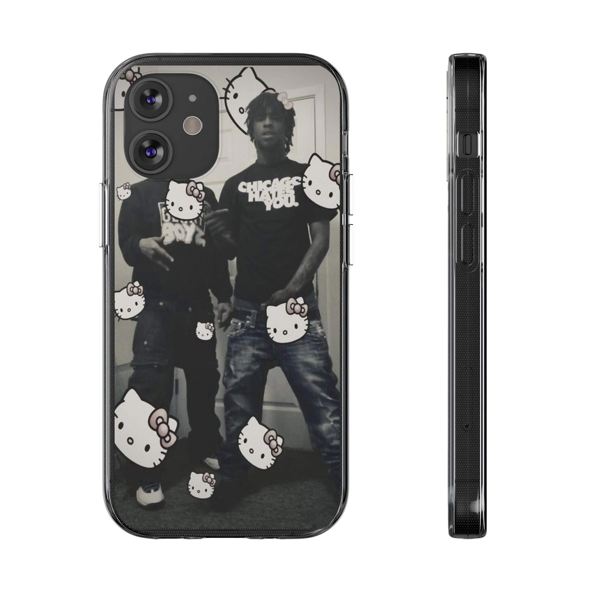 Chief Keef Sosa Rapper Glo Gang Hello Kitty Soft Phone Cases Mobile ...