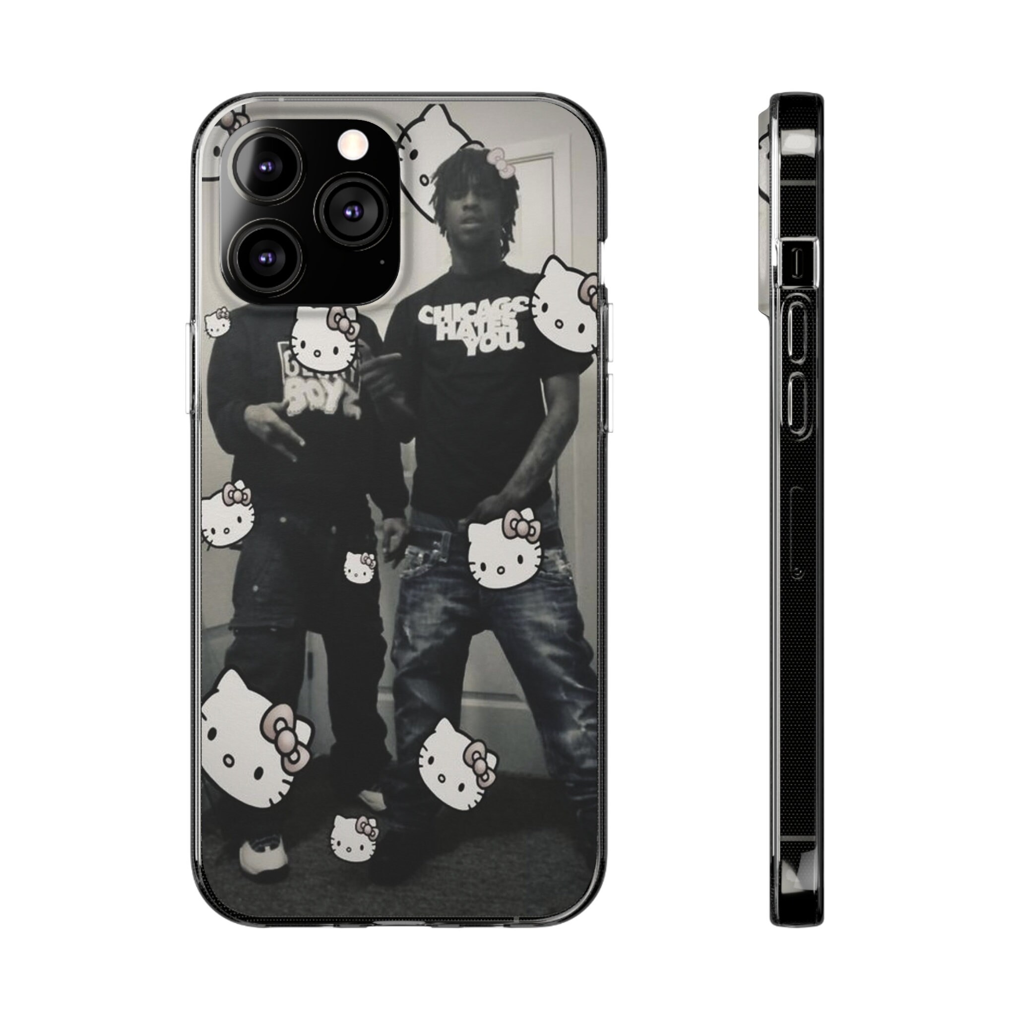 Chief Keef Sosa Rapper Glo Gang Hello Kitty Soft Phone Cases Mobile ...