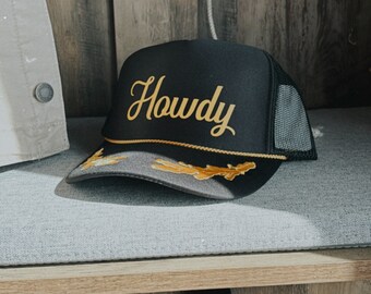 Howdy Trucker Hat - Etsy