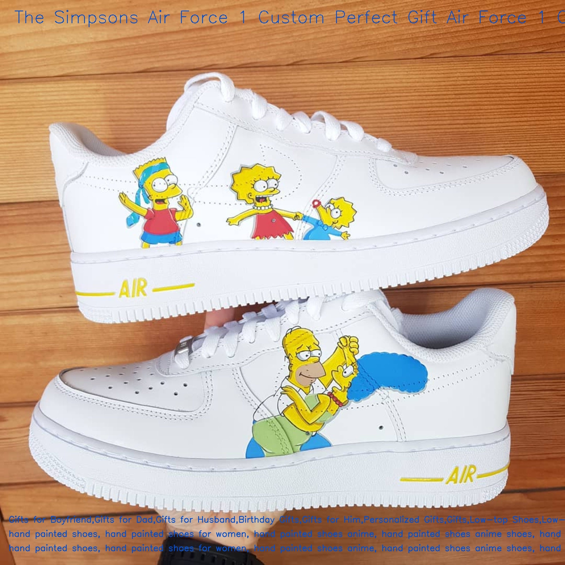 The Simpsons Air Force 1 Custom Perfect Gift Air Force 1 - Etsy