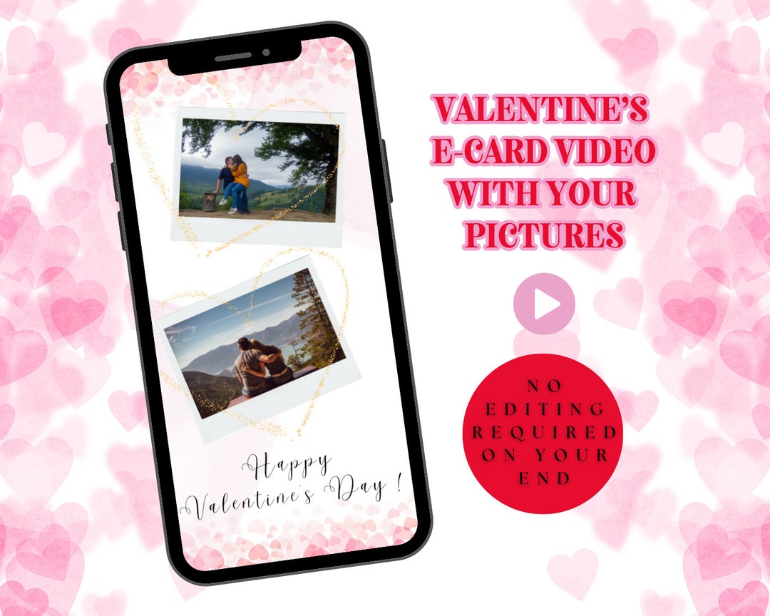 Digital Valentine Message, Custom Valentine Video, Electronic Valentine ...