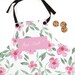Floral Bachelorette Party Apron Team Bride Gift for Her, Floral Kitchen ...