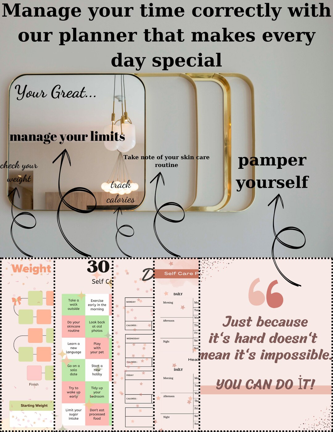 THAT GIRL Planner 2024 Digital Planner 2024 Daily, Weekly & Monthly ...